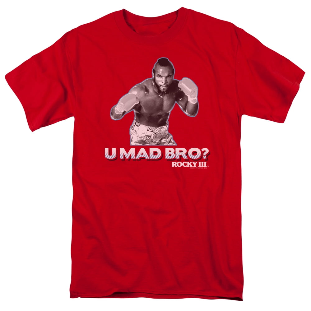 Rocky Iii U Mad Bro Officially Licensed Adult T Shirt - Walmart.com