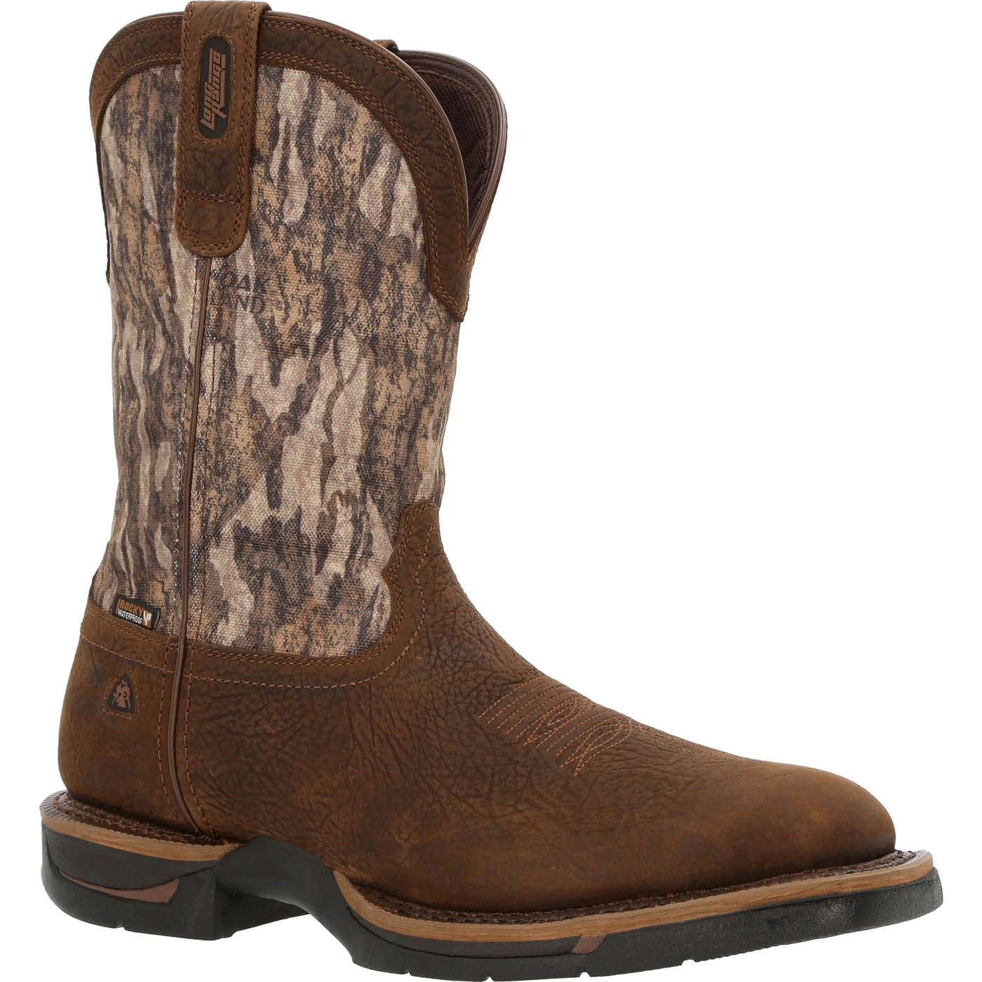 Rocky Long Range 11" Waterproof Western Boot - Walmart.com