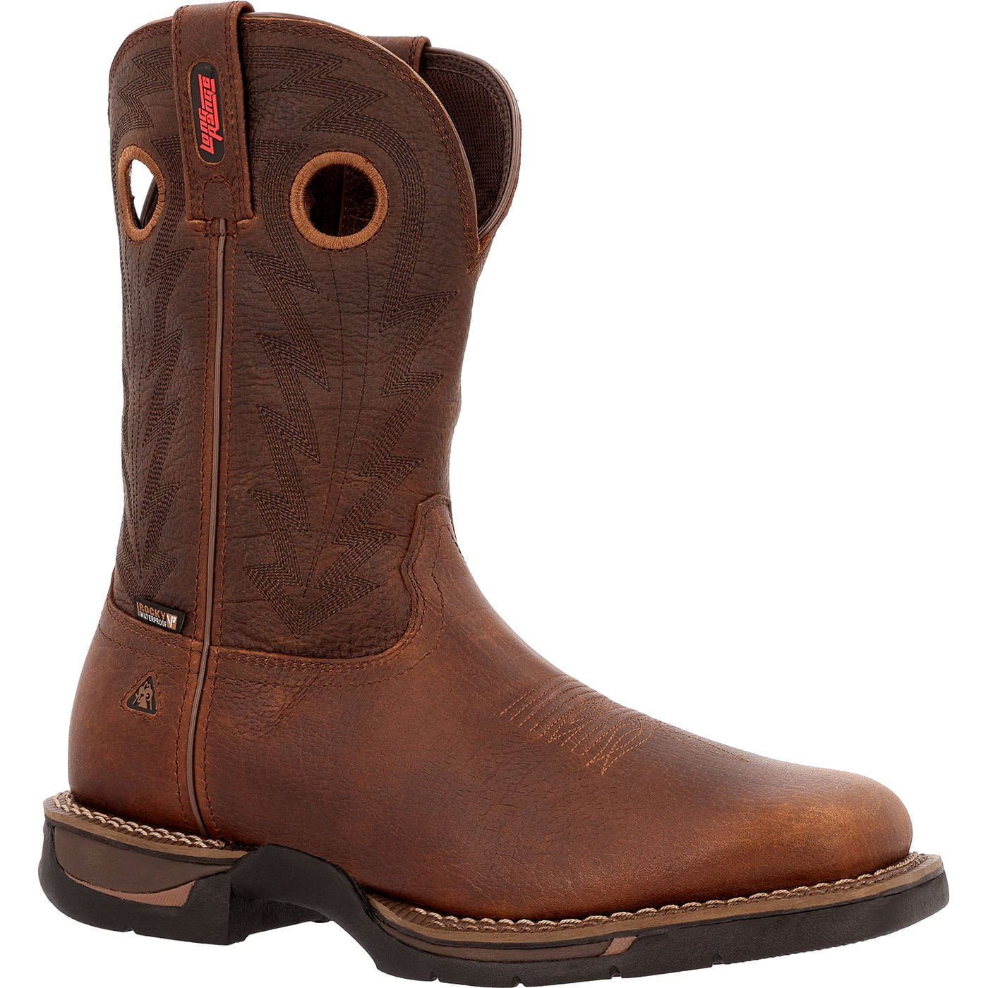 Rocky Long Range 11" Waterproof Western Boot - Walmart.com