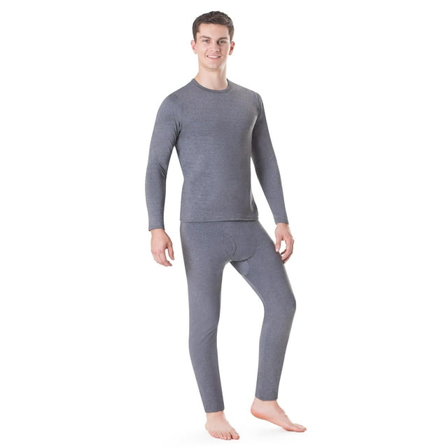 Rocky Mens Thermal Underwear Set Insulated Top And Bottom Base Layer For