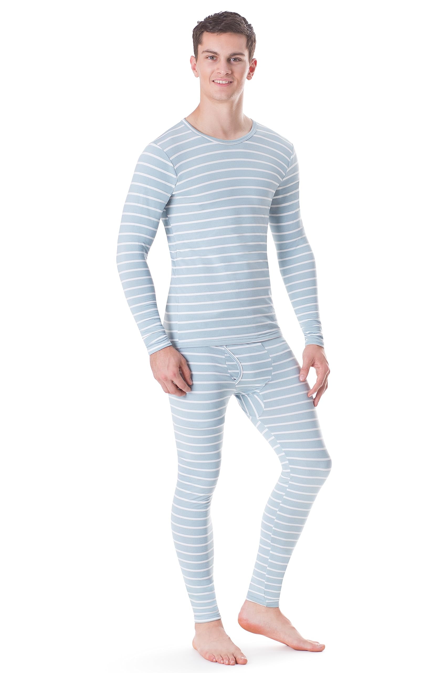 Rocky Men’s Thermal Underwear Set Insulated Top & Bottom Base Layer For ...