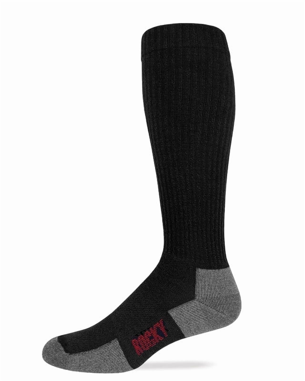 Rocky Mens All Season Lightweight Merino Wool Tall Boot Socks 1 Pair ...