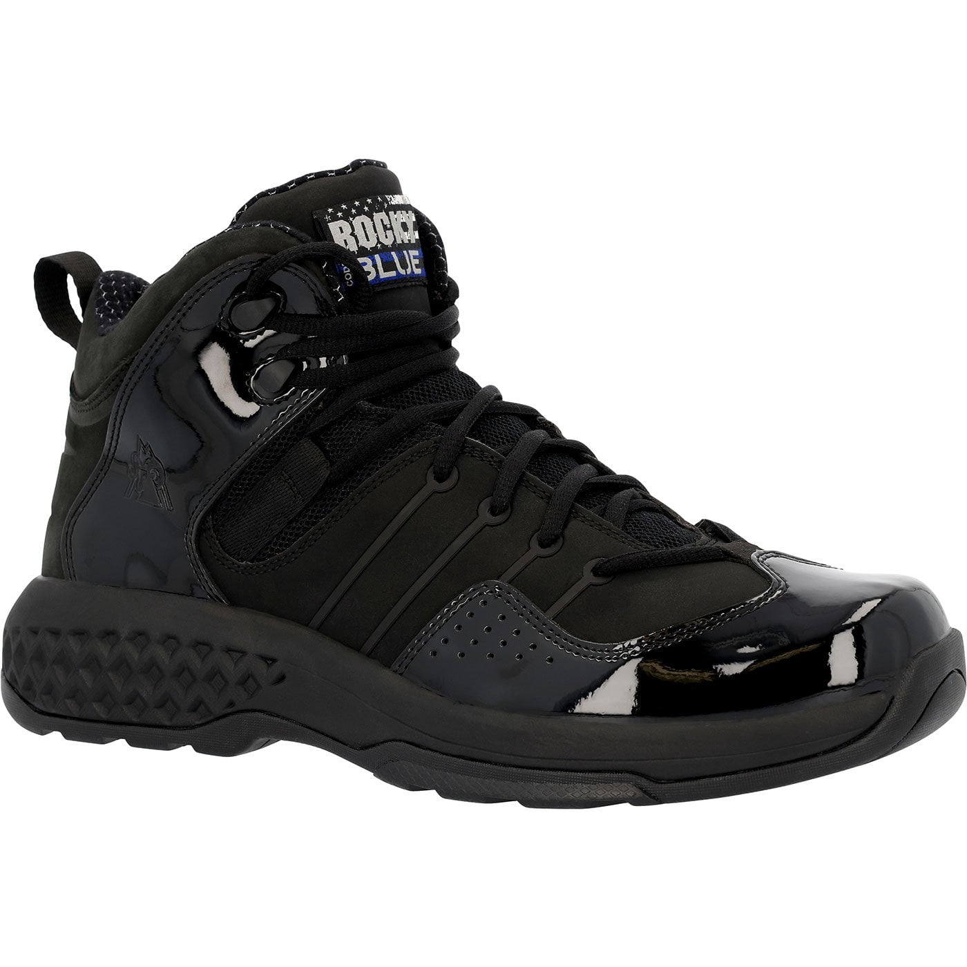Rocky Mens Code Blue 5 Inch Sport Public Service Work Safety Shoes ...