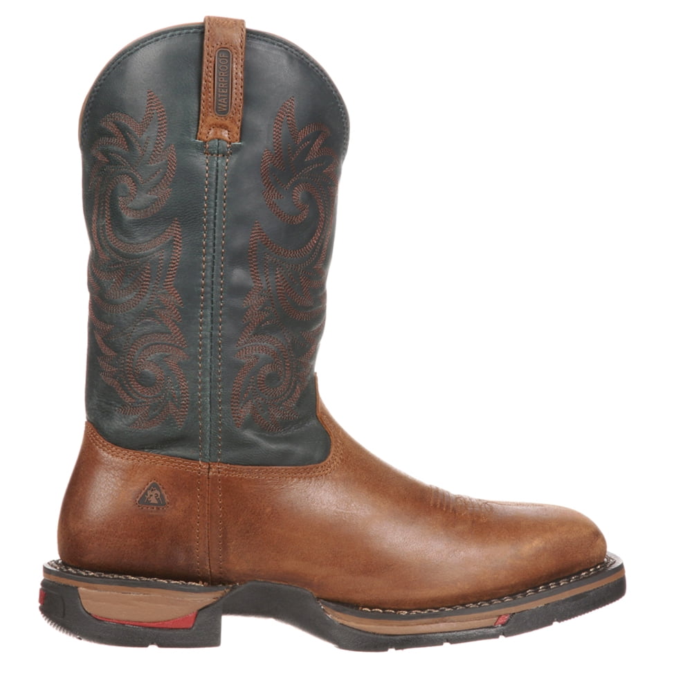 Rocky Mens Long Range 12 Inch Waterproof Steel Toe Work Safety Shoes ...