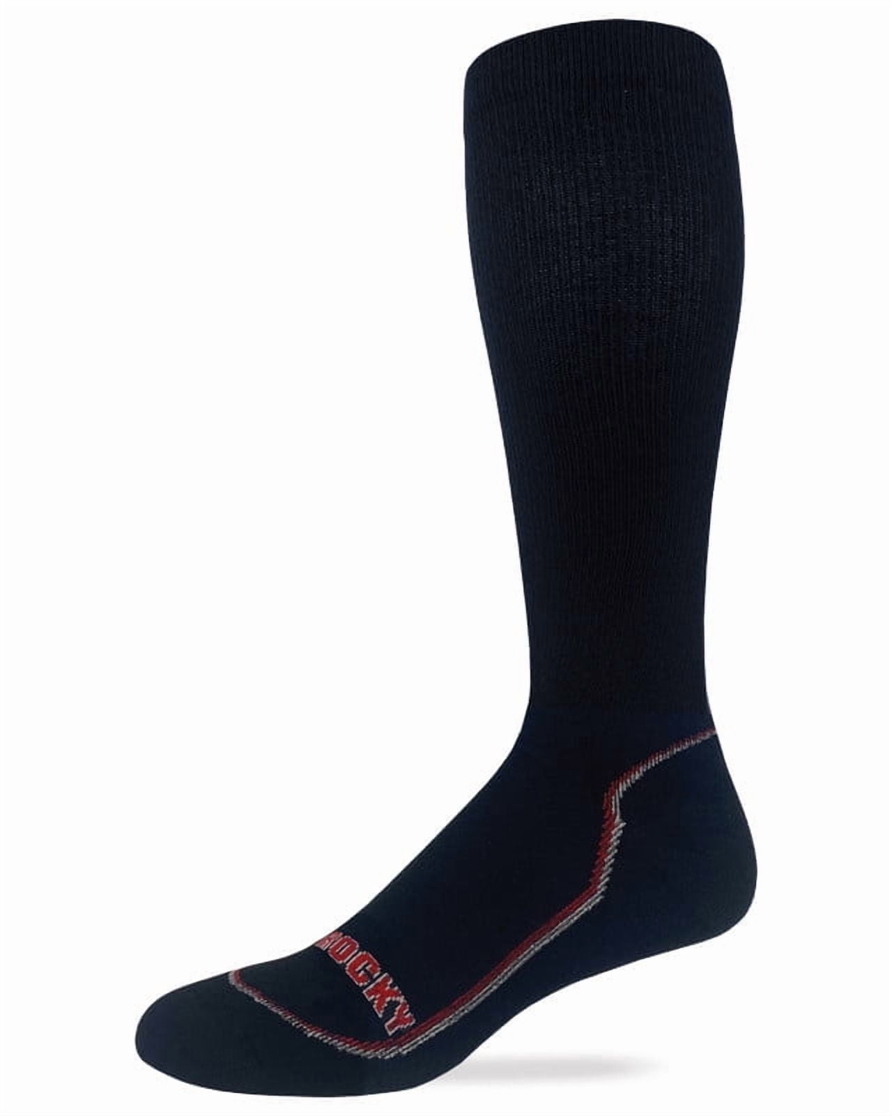 Rocky Mens Merino Wool Lightweight Year Round Tall Boot Socks 1 Pair ...