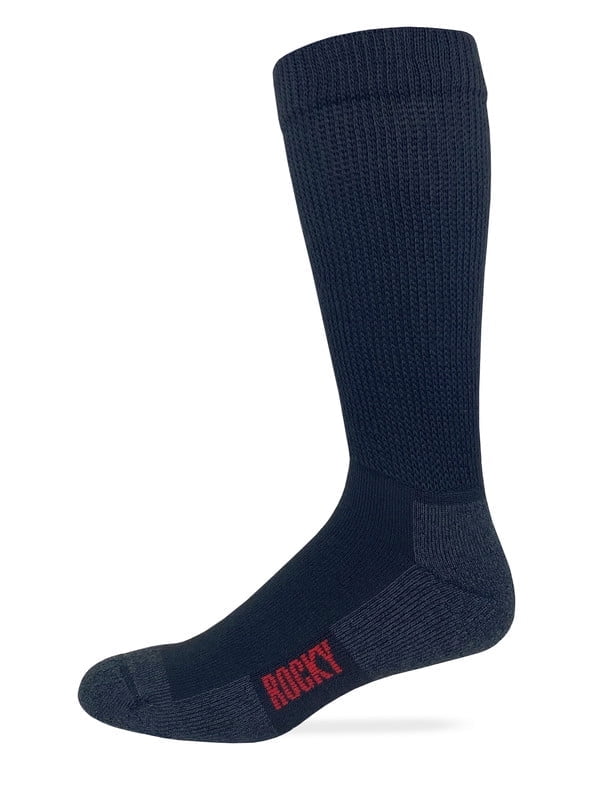 Rocky Mens Non Binding Merino Wool Blend Boot Socks 1 Pair Pack ...