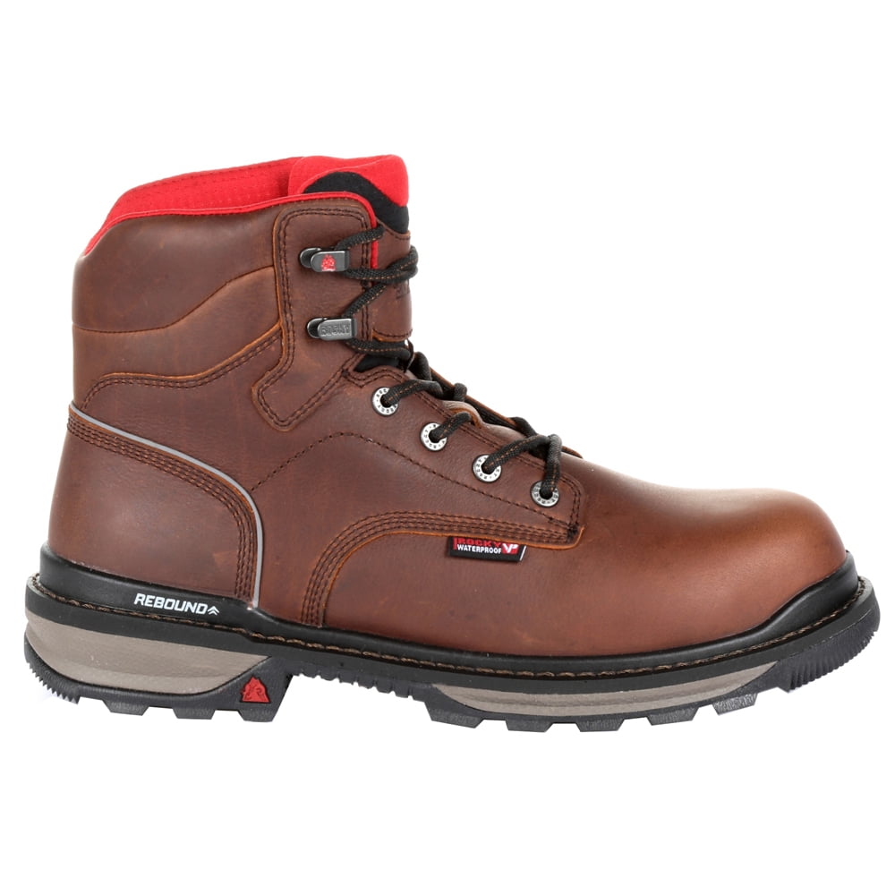 Rocky Rams Horn Soft Toe Waterproof Work Boot - Walmart.com