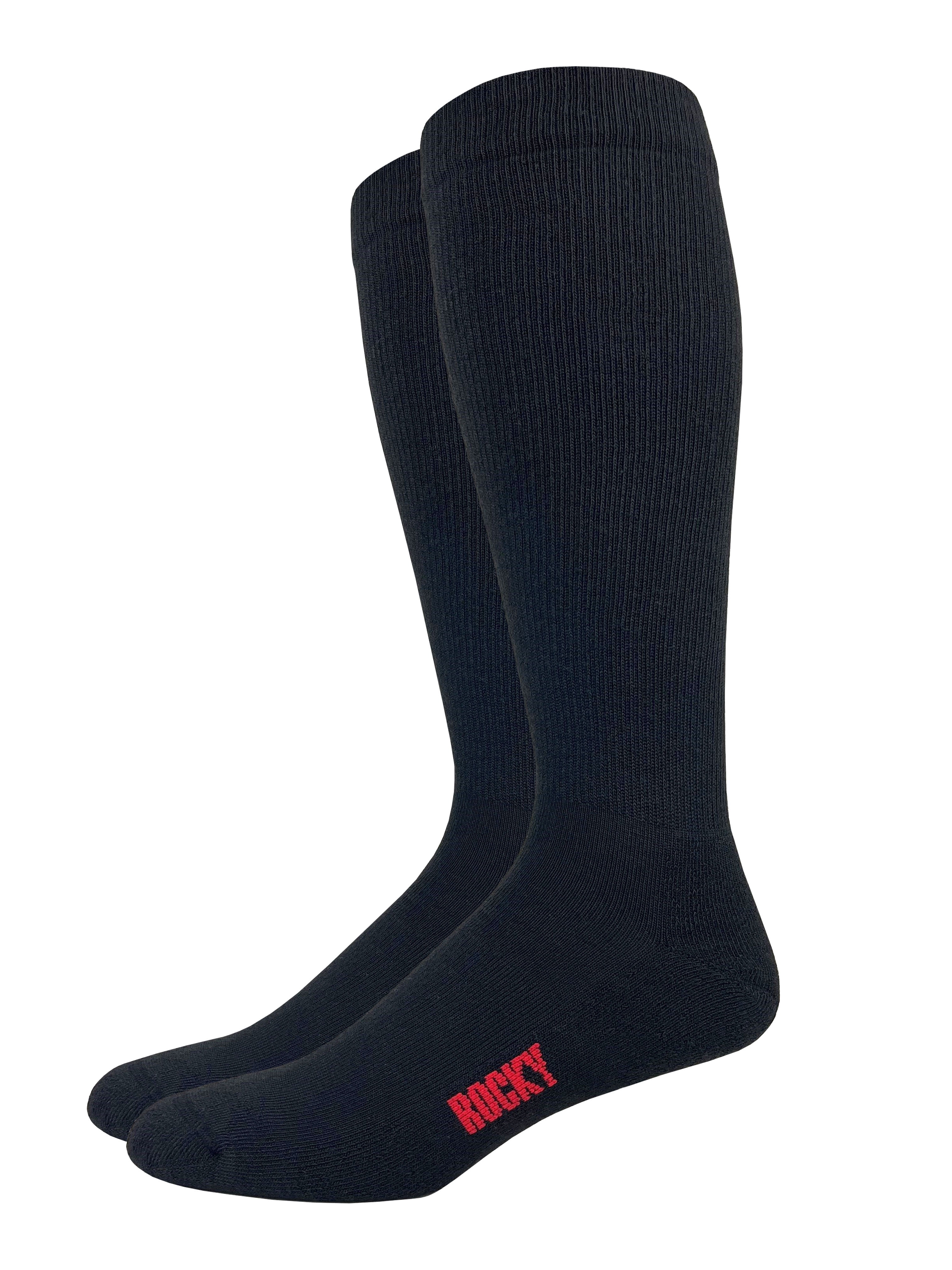 Rocky Mens Ultra Dri Military Crew Boot Socks 2 Pair Pack - Walmart.com