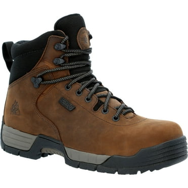 AdTec Men's 6" Steel Toe Waterproof Work Boots - Walmart.com