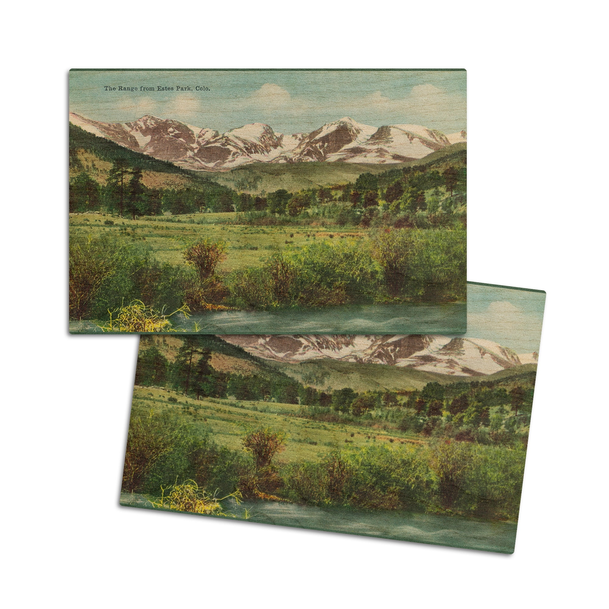 Rocky Mountain National Park, Colorado, View of the Range from Estes ...