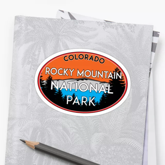 Rocky Mountain National Park Sticker Decal Camper Bike Hike Climb ...