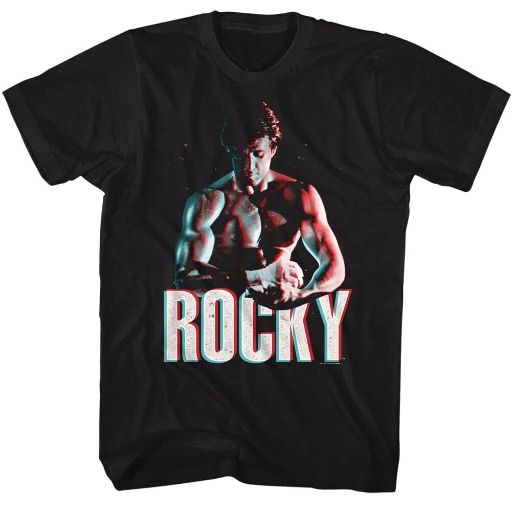 Rocky Movie After Workout Sweating Wrapping Fist Before Fight Men's T ...
