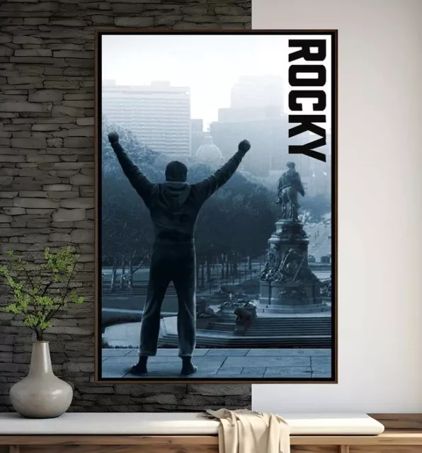 Rocky Movie Poster, High Quality Print, Movie Art, Wall Decor, Film Fan ...