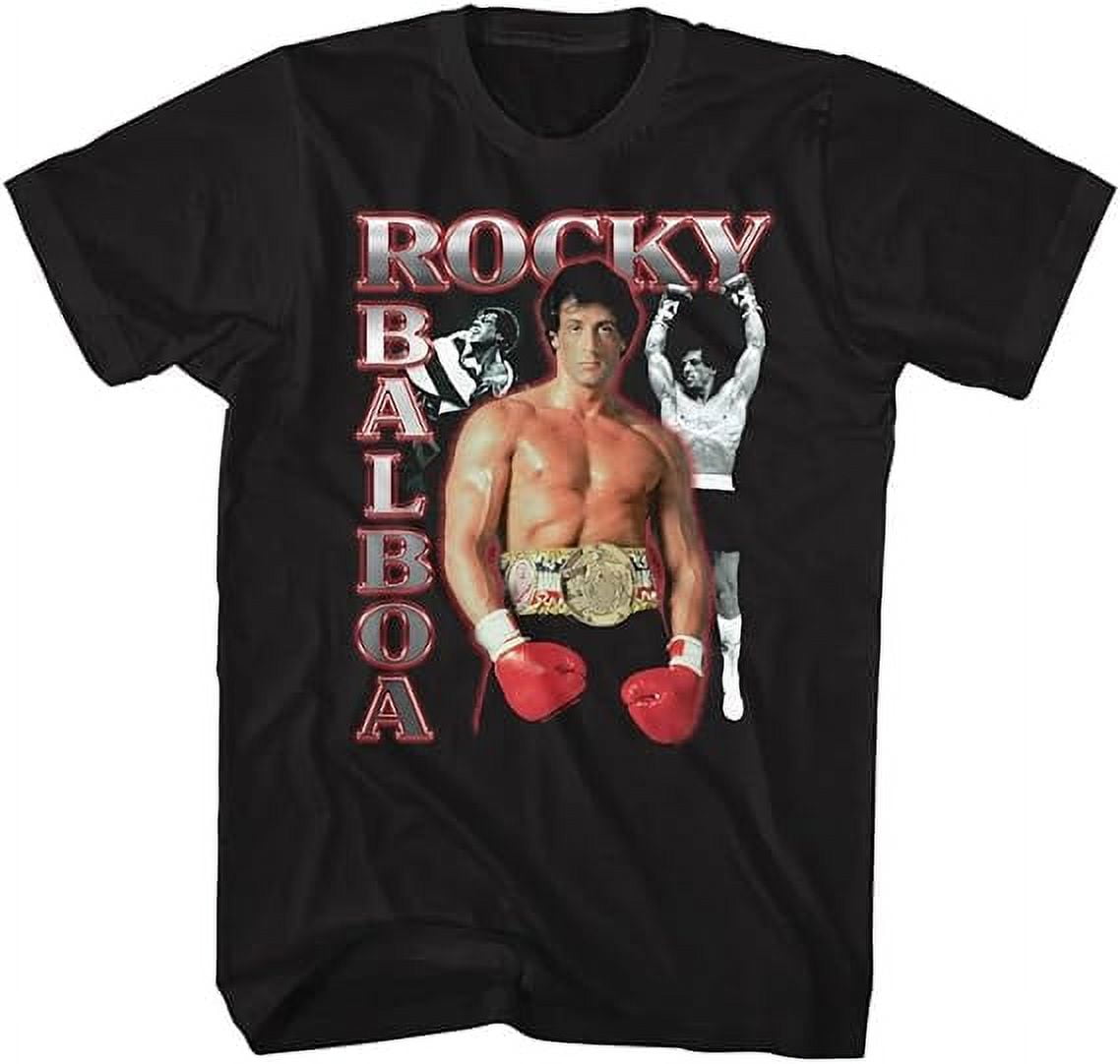 Rocky Movie Rocky Balboa Three Photos Men's Short Sleeve T Shirts ...