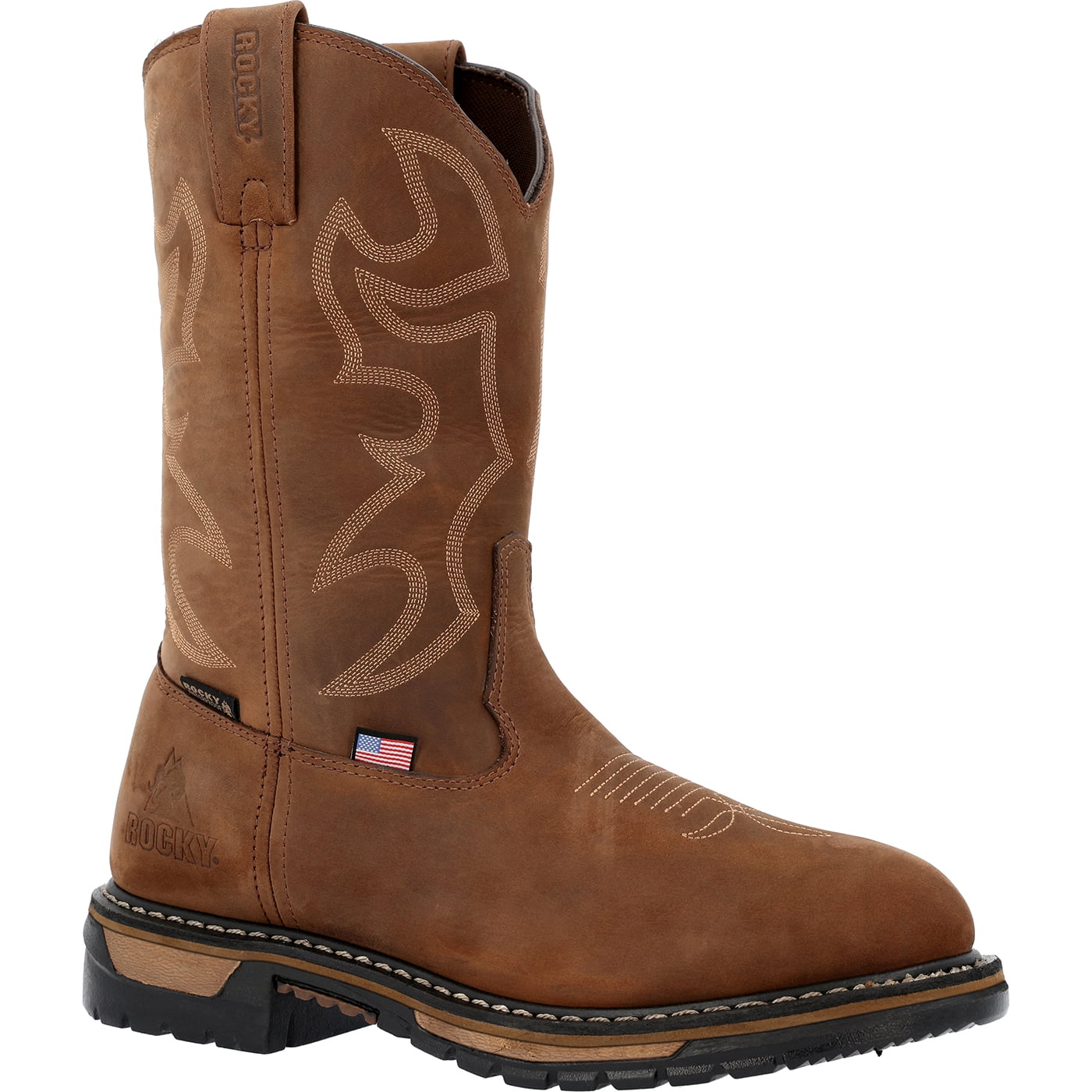 Rocky Original Ride USA Western Boot - Walmart.com