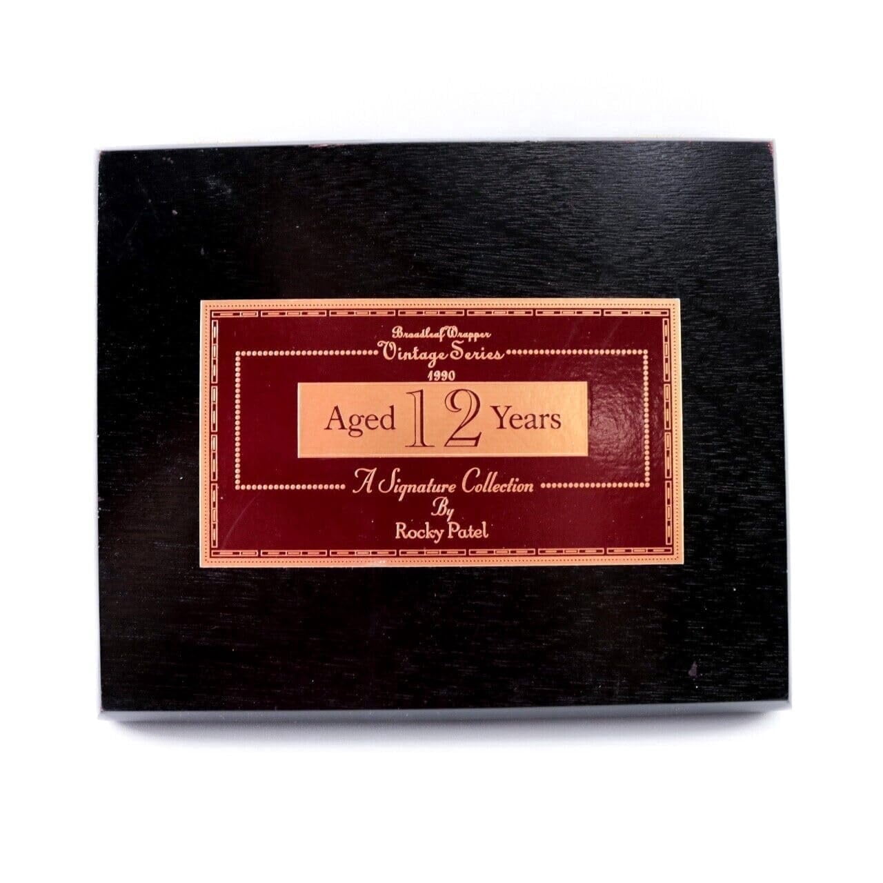 Rocky Patel Torpedo Aged 12 Years Empty Wood Cigar Box 8.75" x 7.25" x ...
