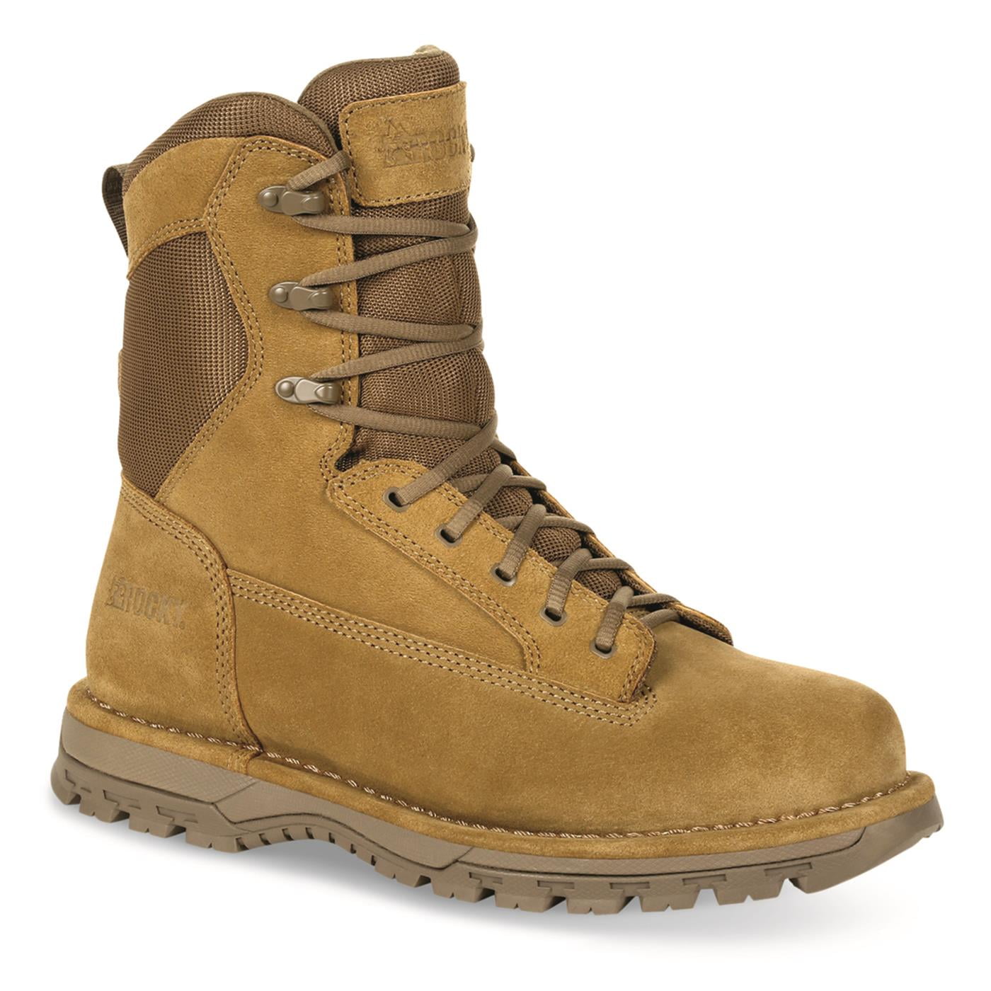 Rocky Portland 8" Coyote Brown Public Service Boot Size 8(M) - Walmart.com