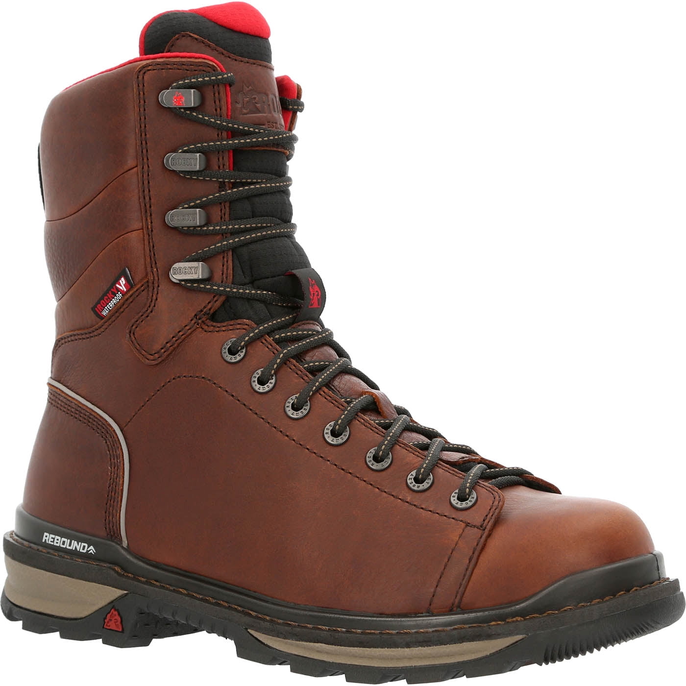 Rocky Rams Horn Lace to Toe Waterproof Work Boot - Walmart.com