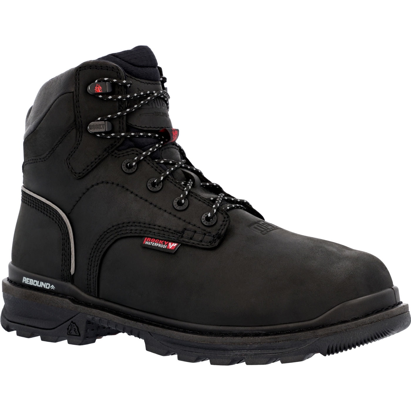 Rocky Rams Horn Waterproof Composite Toe Internal Met Guard Work Boot ...