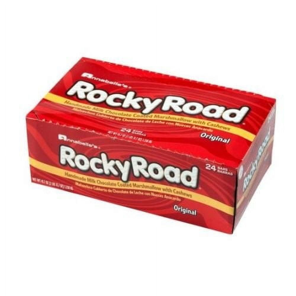 Annabelle's Rocky Road Original Candy Bar, Milk Chocolate, Marshmallow ...