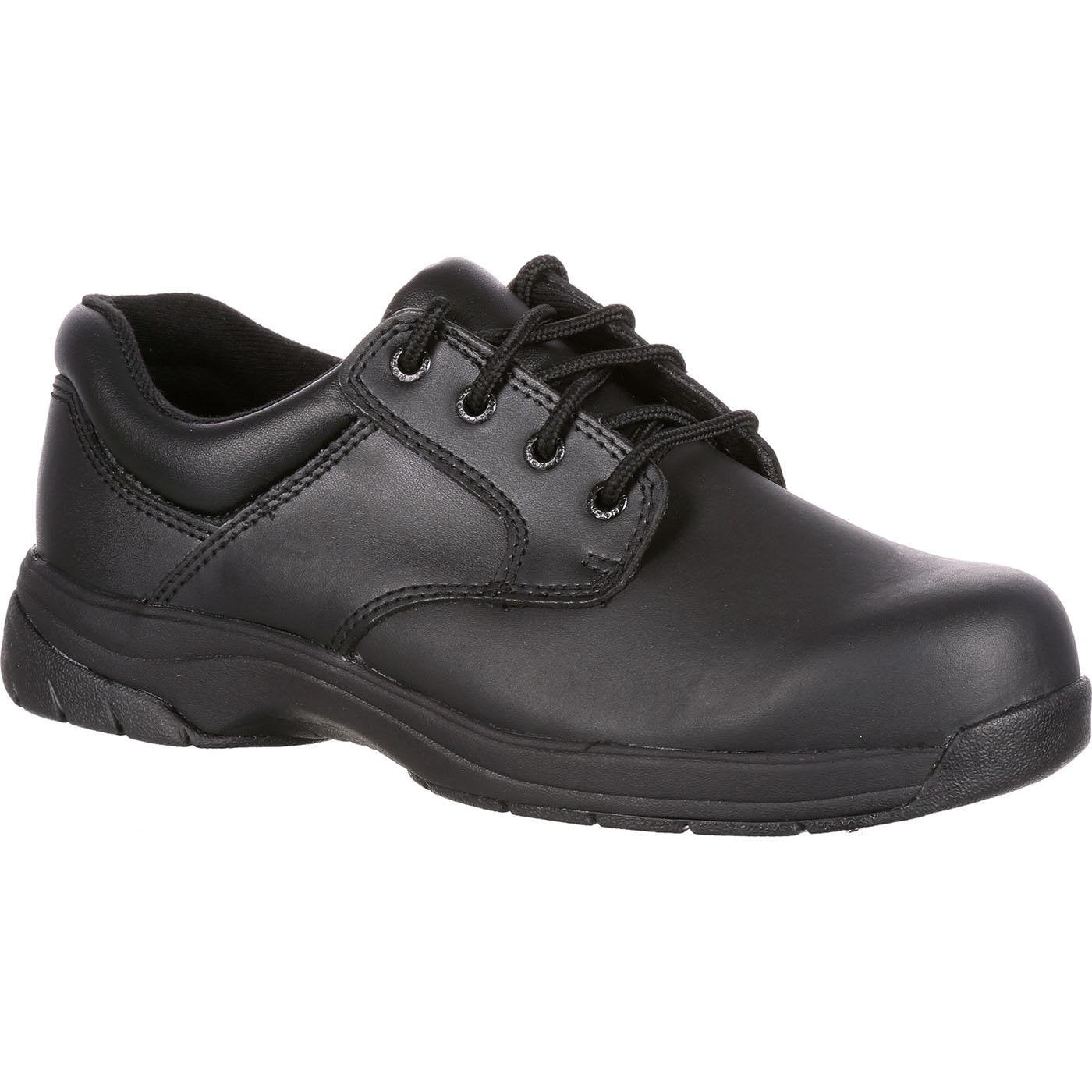 Rocky SlipStop 911 Plain Toe Oxford Shoe - Walmart.com