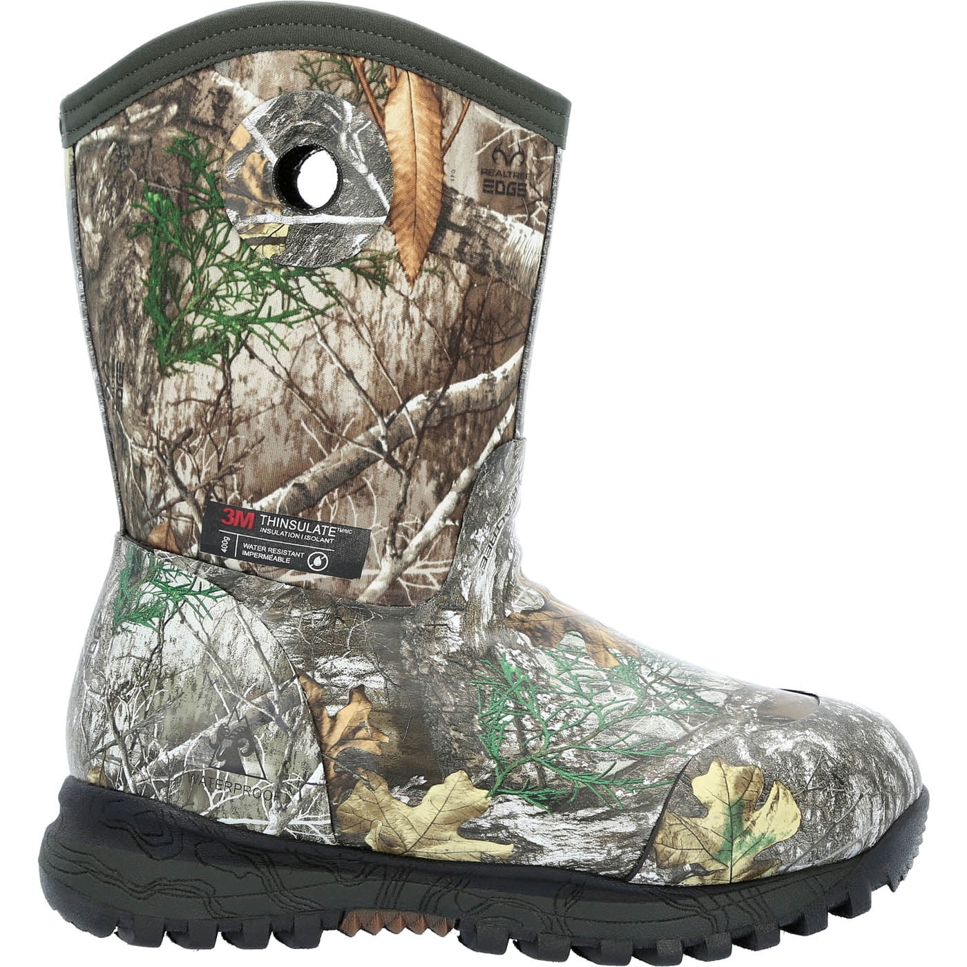 Rocky Spike Little Kid Waterproof 400G Insulated Rubber Boot - Walmart.com