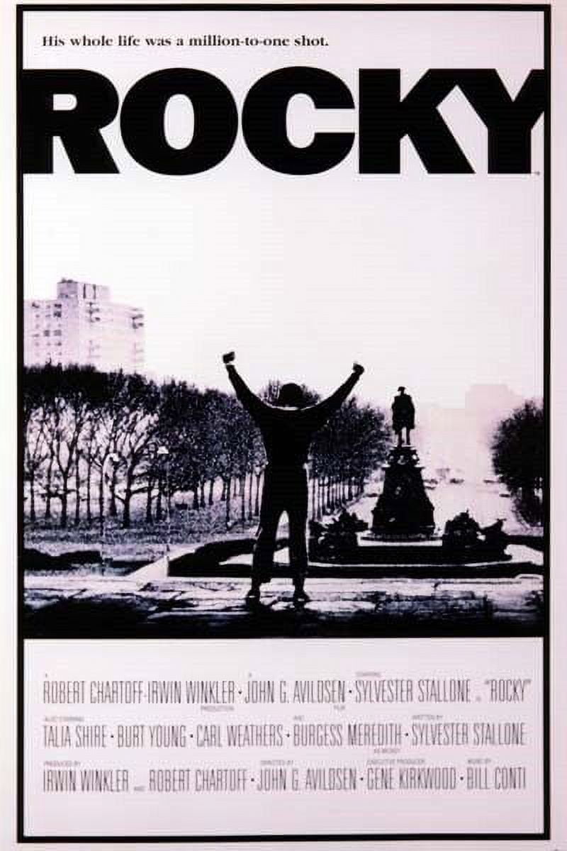 Rocky Syvlester Stallone 8x12 inch movie poster Philadelphia Museum ...