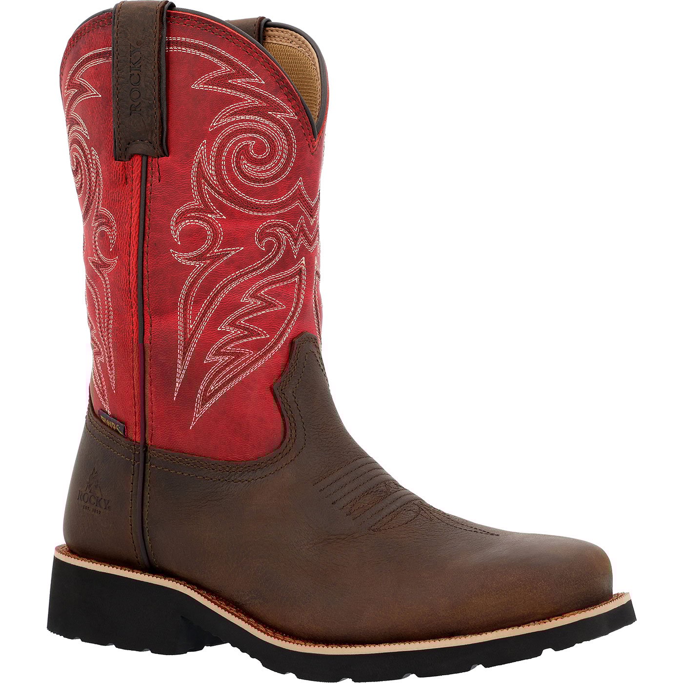 Rocky Women’s MonoCrepe 11” Steel Toe Western Boot - Walmart.com
