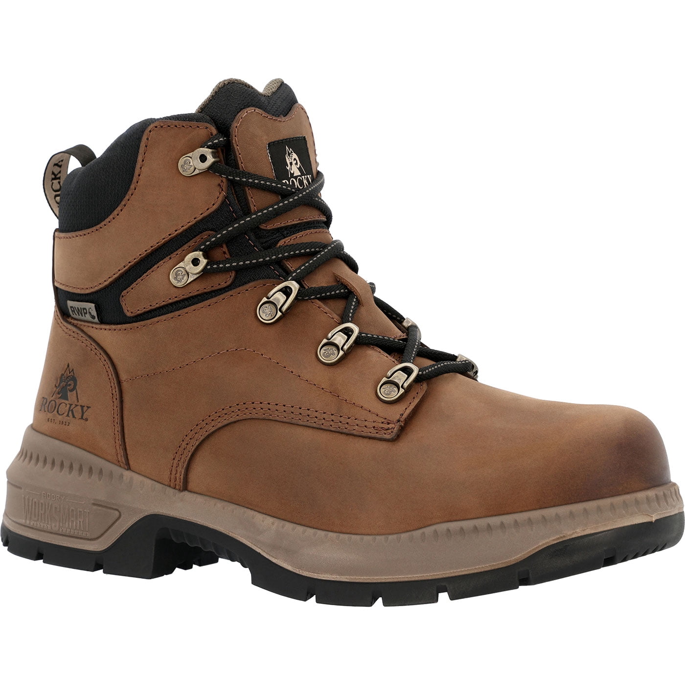 Rocky WorkSmart 6” Composite Toe Internal Met Guard Work Boot - Walmart.com