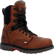 Rocky Men's 8" Portland 2080 Lace-To-Toe Tactical Boot - Walmart.com