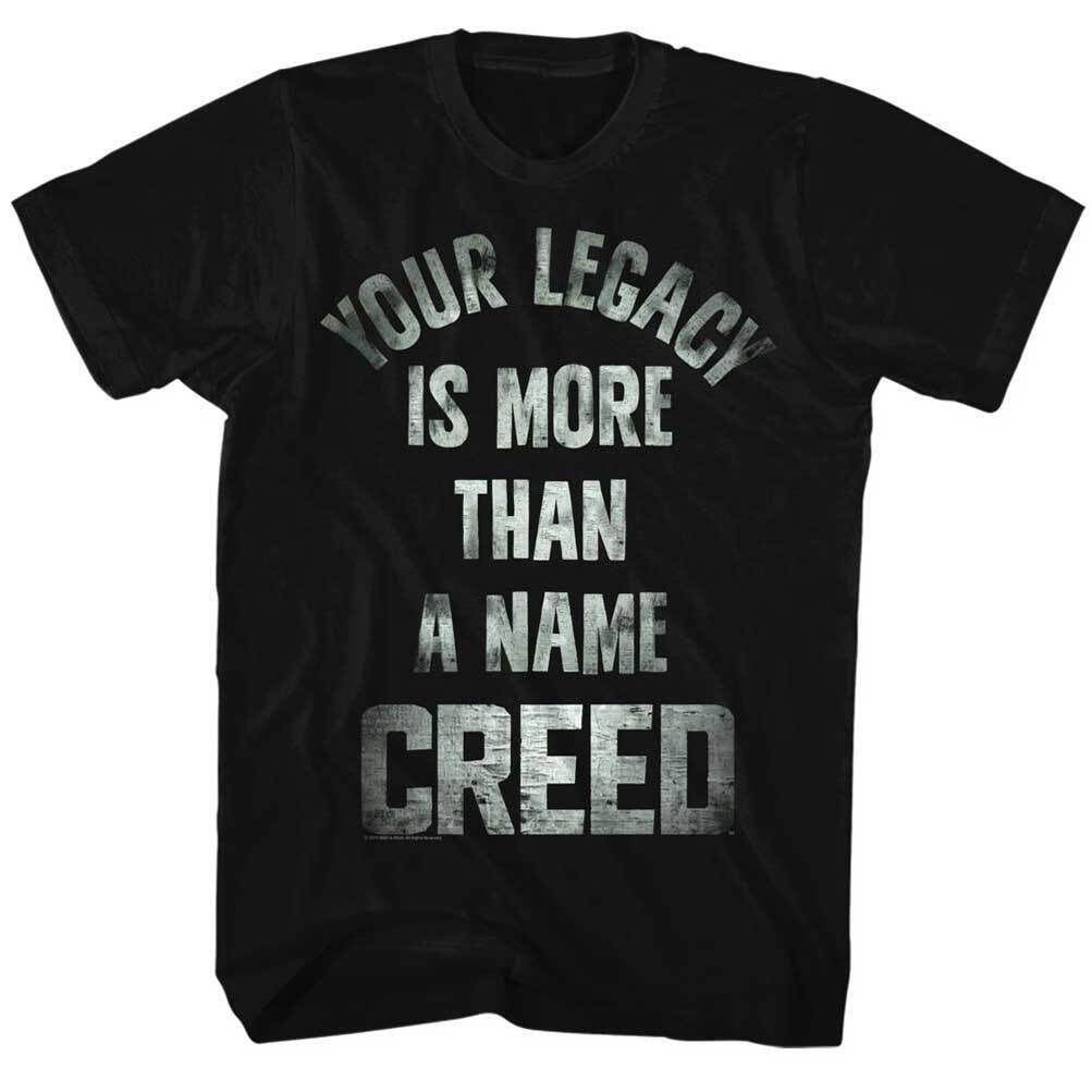 Rocky Your Legacy Is More Than A Name Creed Black Tall T-shirt ...