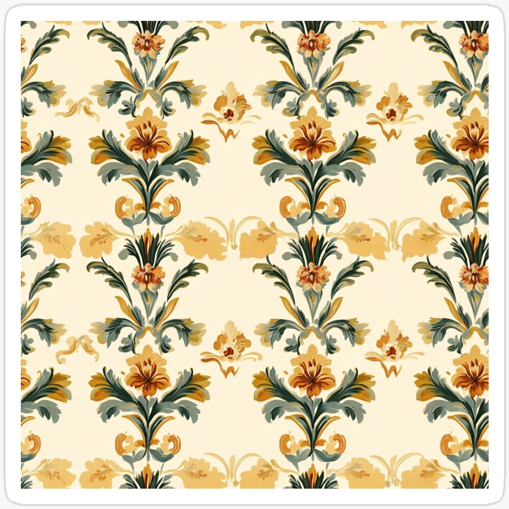Rococo, A Golden Renaissance Sticker Kir-3363 - Walmart.com