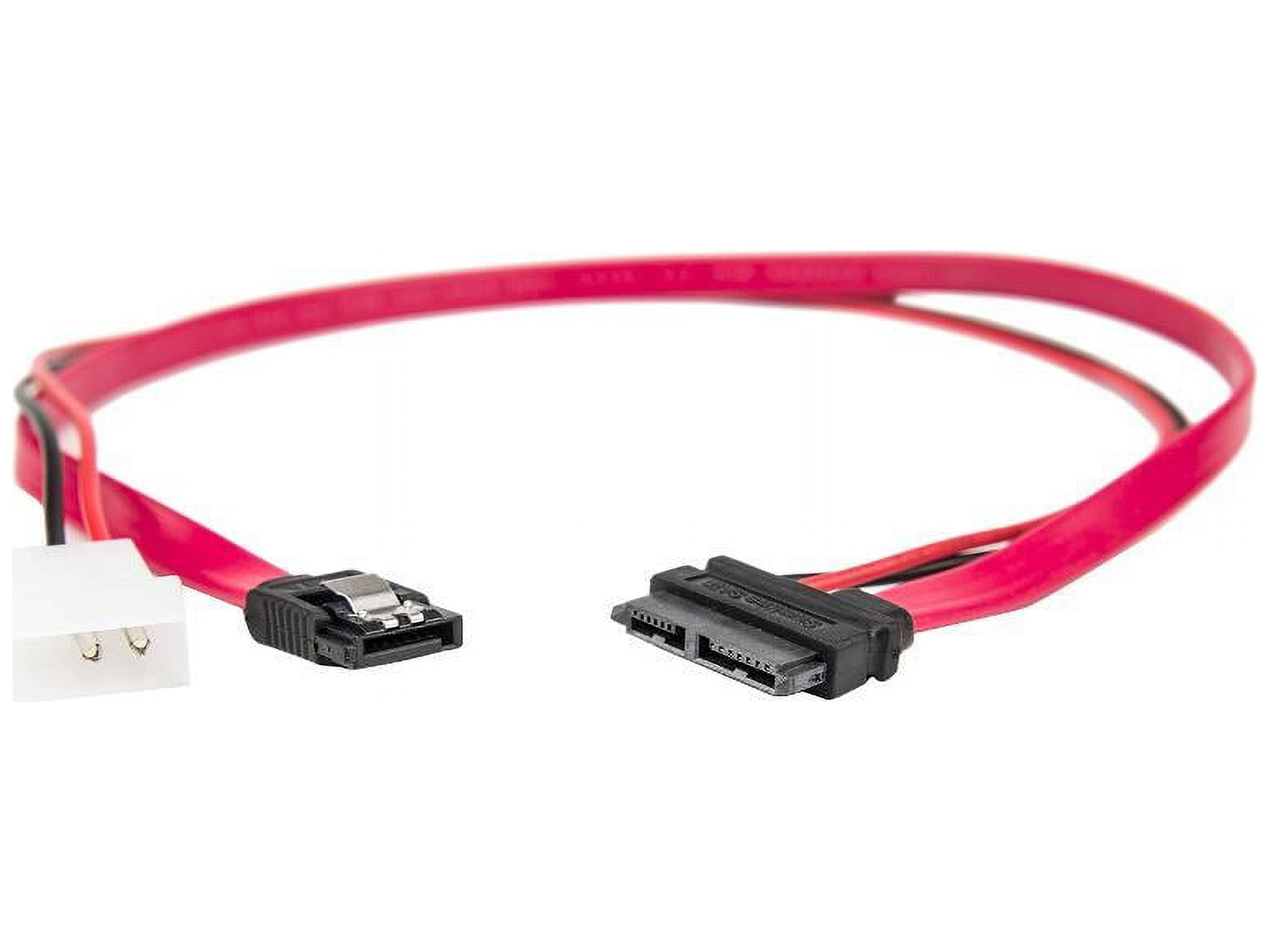 Rocstor 20in / 50cm Slimline SATA Male to SATA Cable - Walmart.com