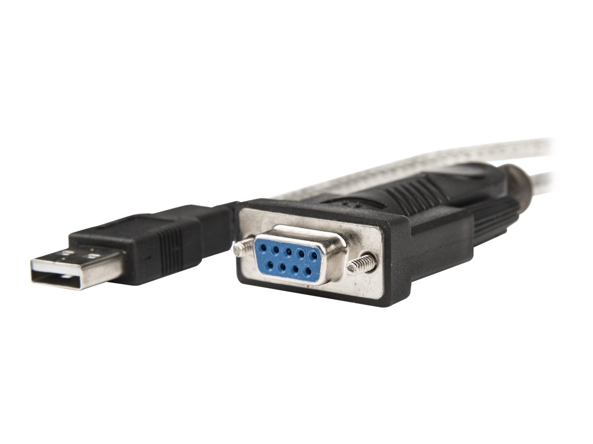 Rocstor 5ft 1 Port USB to Null Modem RS232 DB9 Serial DCE Adapter Cable with FTDI - Walmart.com