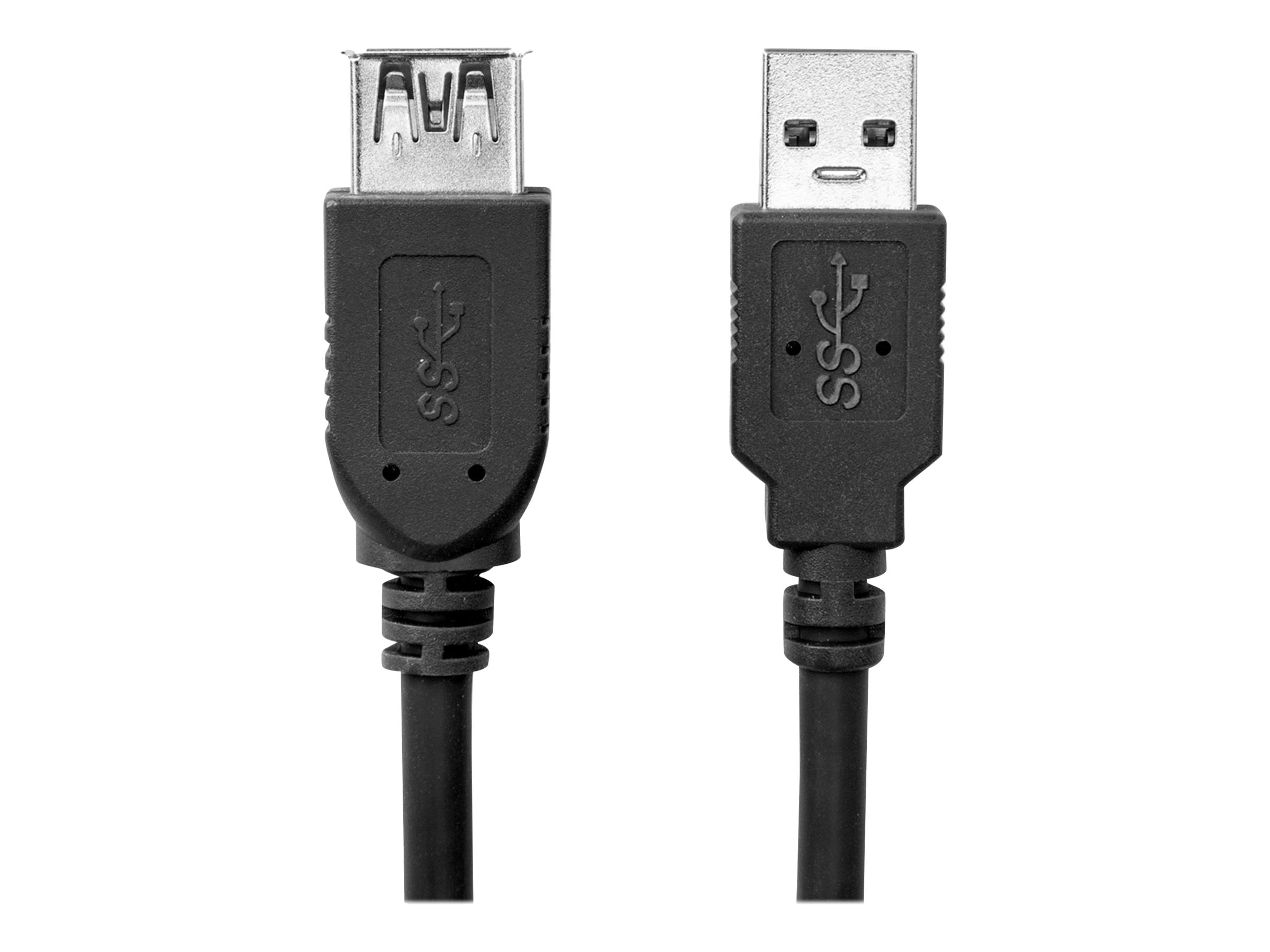 Rocstor 6ft M/F USB-A Data Transfer Cable BlackY10C262B1 - Walmart.com