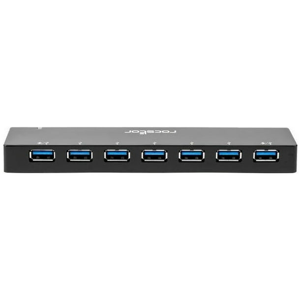 Rocstor 7-port USB Hub - USB 3.0 - External - 7 USB Port(s) - 7 USB 3.0 ...