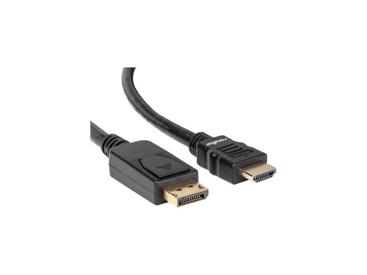 Rocstor DisplayPort/HDMI Audio/Video Cable Y10C261B1 - Walmart.com