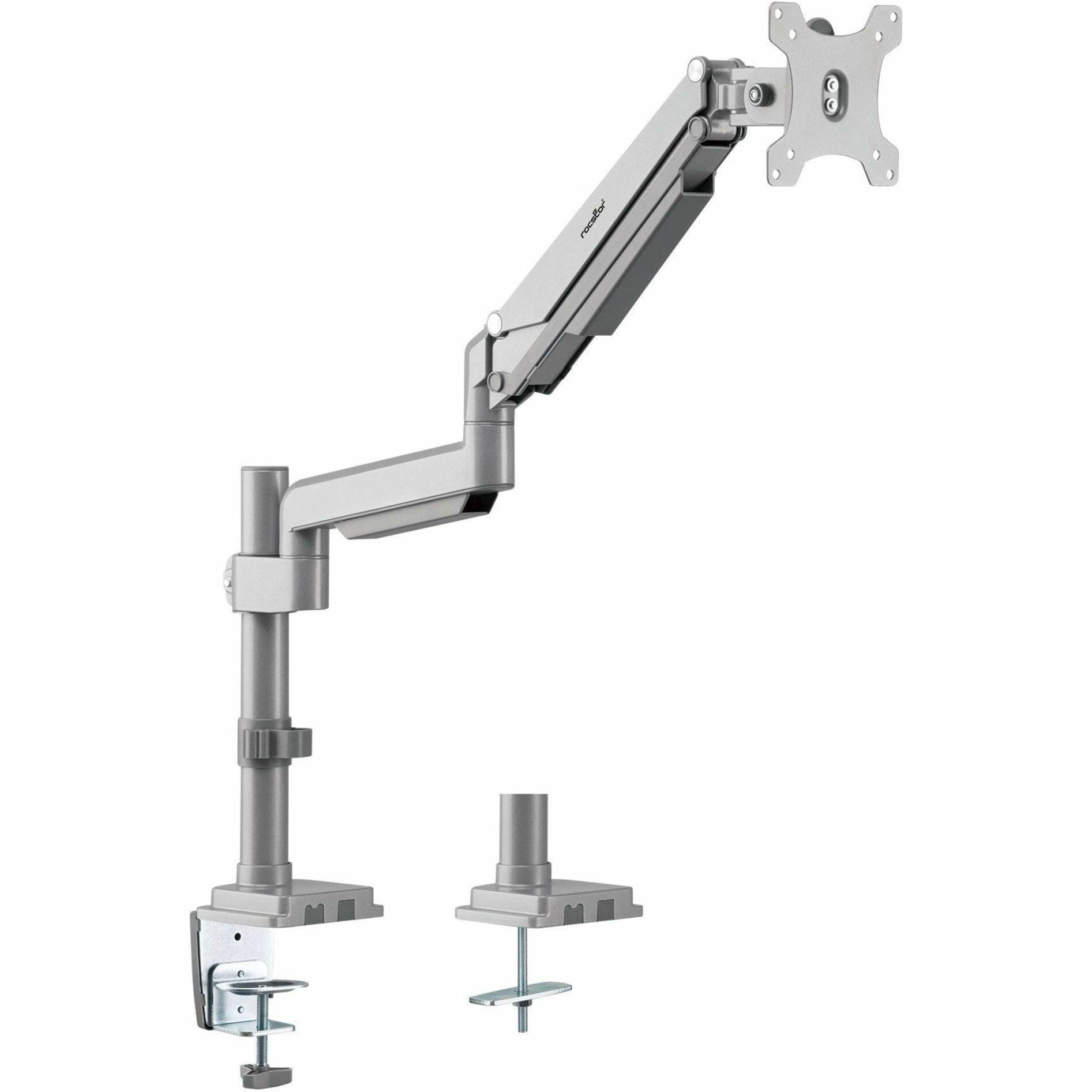 Rocstor ErgoReach EP15 Aluminum Single Monitor Pole Mounted Arm Y10N021 ...