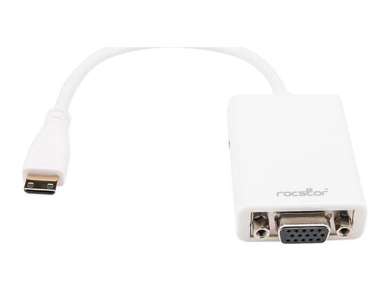 MINI HDMI TO VGA M/F 1080P WHITE ADAPTER - Walmart.com
