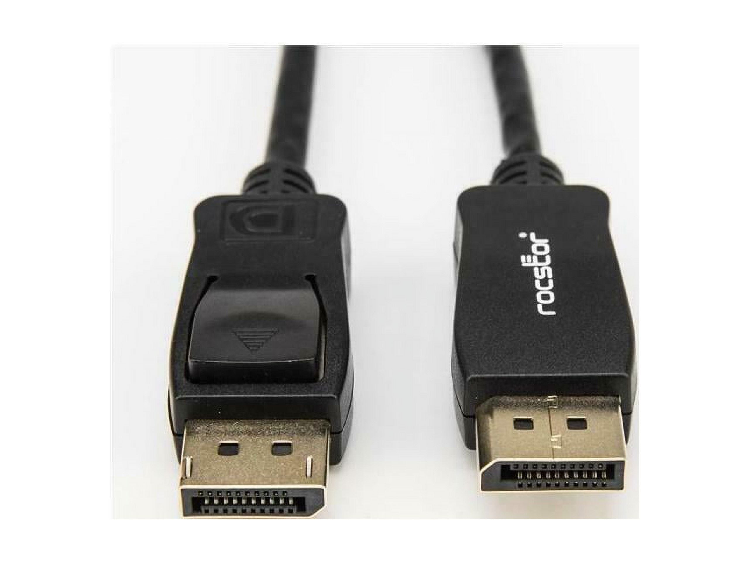 Rocstor Premium 15ft / 5m DisplayPort 1.2 Cable M/M - DisplayPort 4k ...
