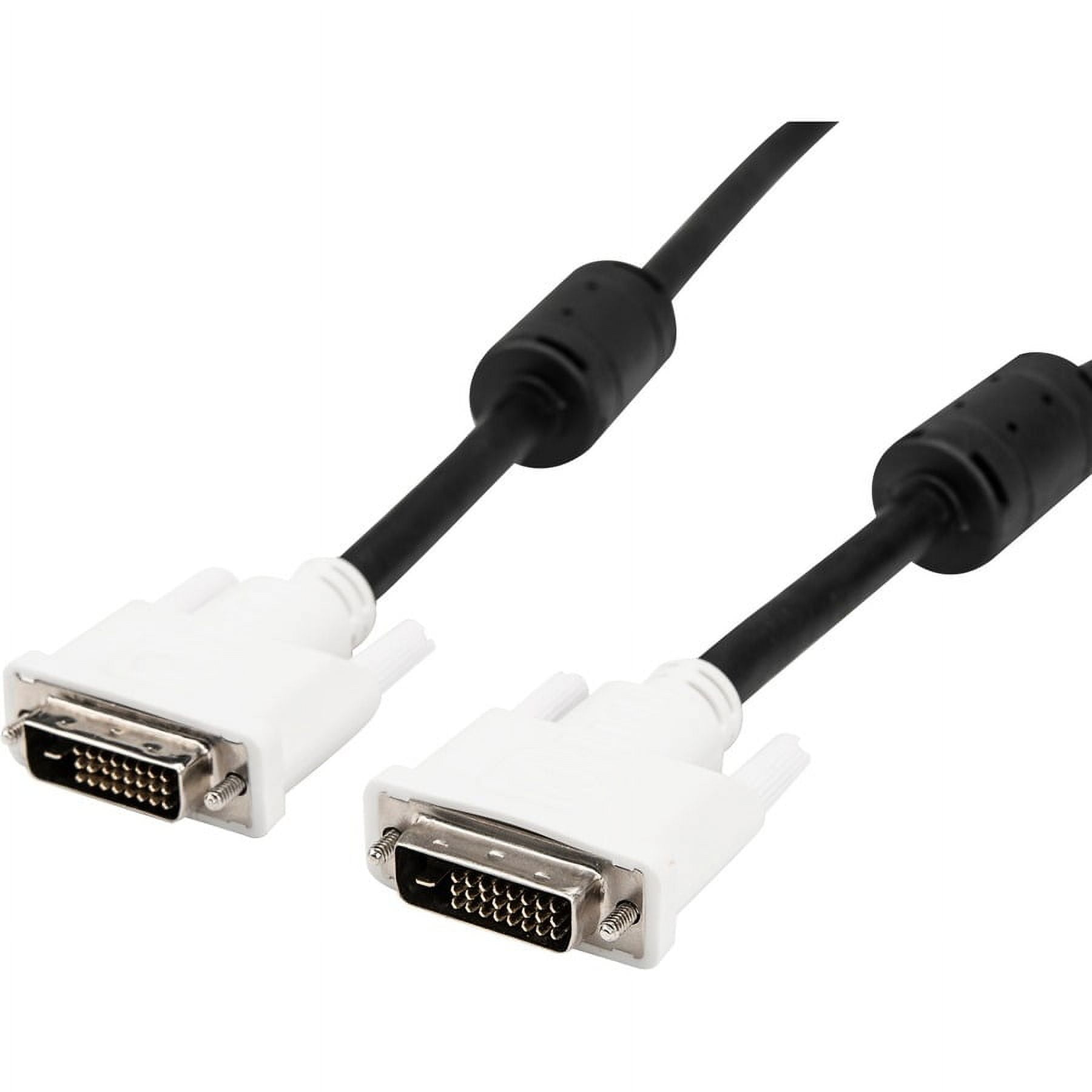 Rocstor Premium 3 ft DVI-D Dual Link Cable - M/M - 3ft - Black - Video ...