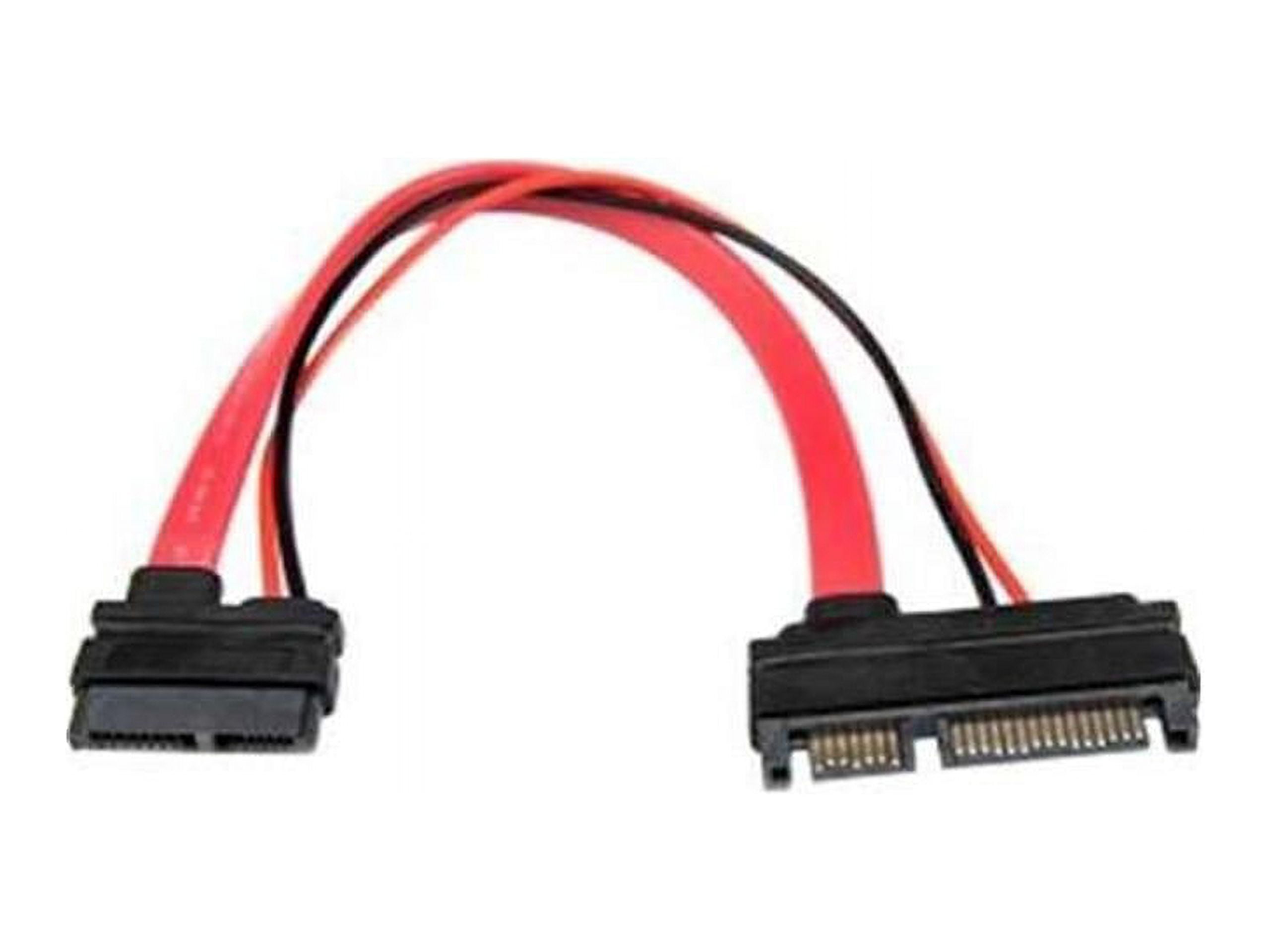Rocstor Premium 6" Slimline SATA to SATA Adapter w/ Power F/M SATA ...