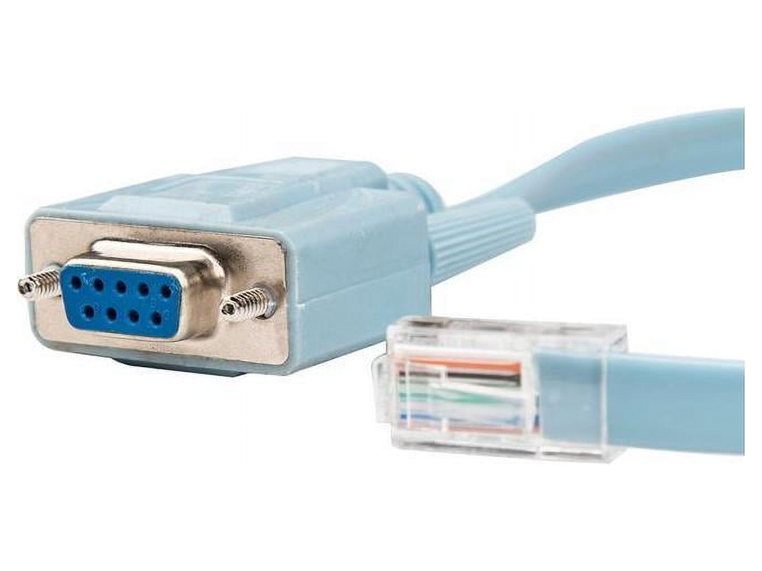 Rocstor Premium 6 ft Cisco Console Router Cable - RJ45 (m) - DB9 (f ...