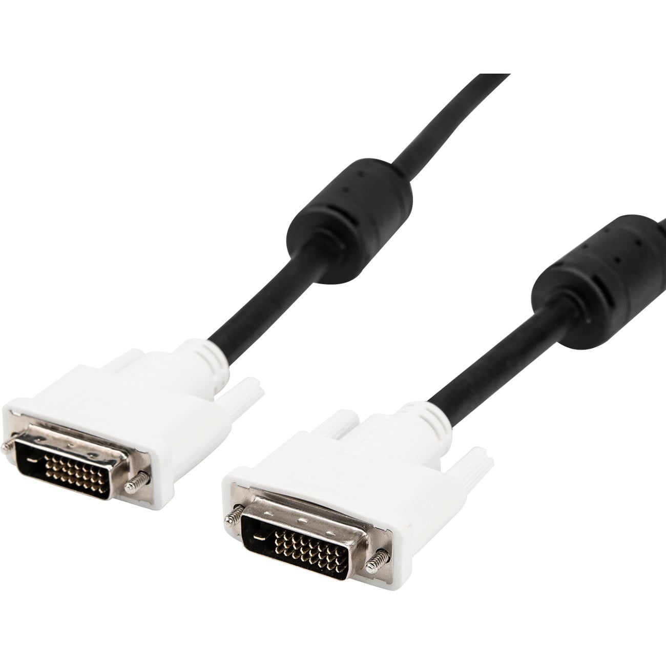 Rocstor Premium 6ft DVI-D Dual Link Cable M/M 6ft Black Video Monitor ...