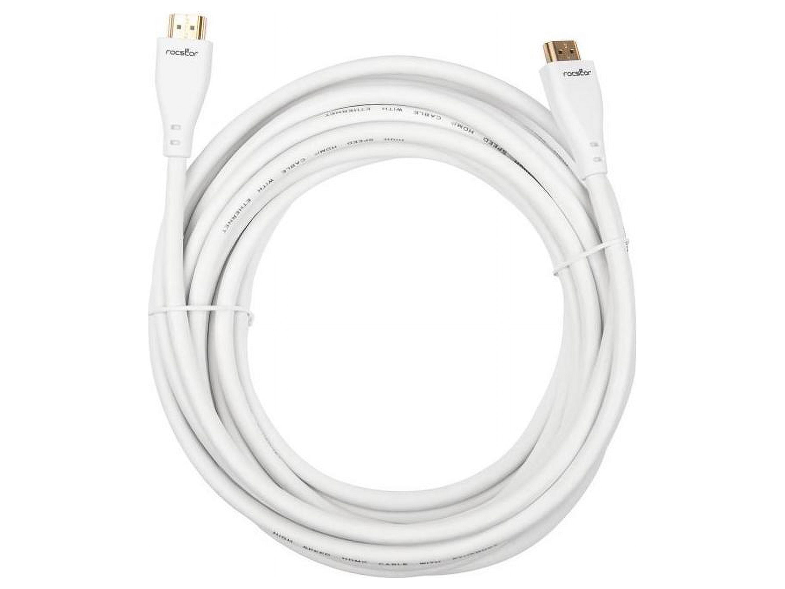 Rocstor Premium HDMI Cable with Ethernet - 4K/60Hz - 25 ft HDMI A/V ...