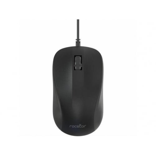 Rocstor Premium QM1 Silent Clicking USB Wired Contoured Mouse 1200 dpi ...