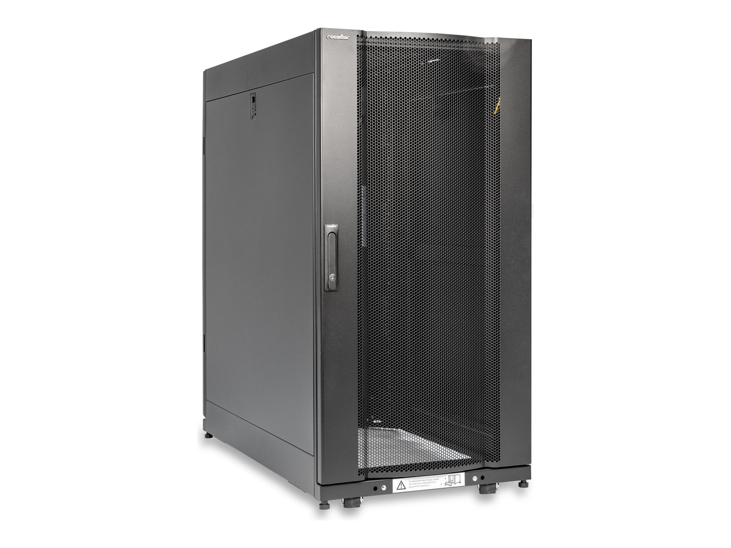 Rocstor SolidRack R3104 - Rack cabinet - with side panels, assembled ...