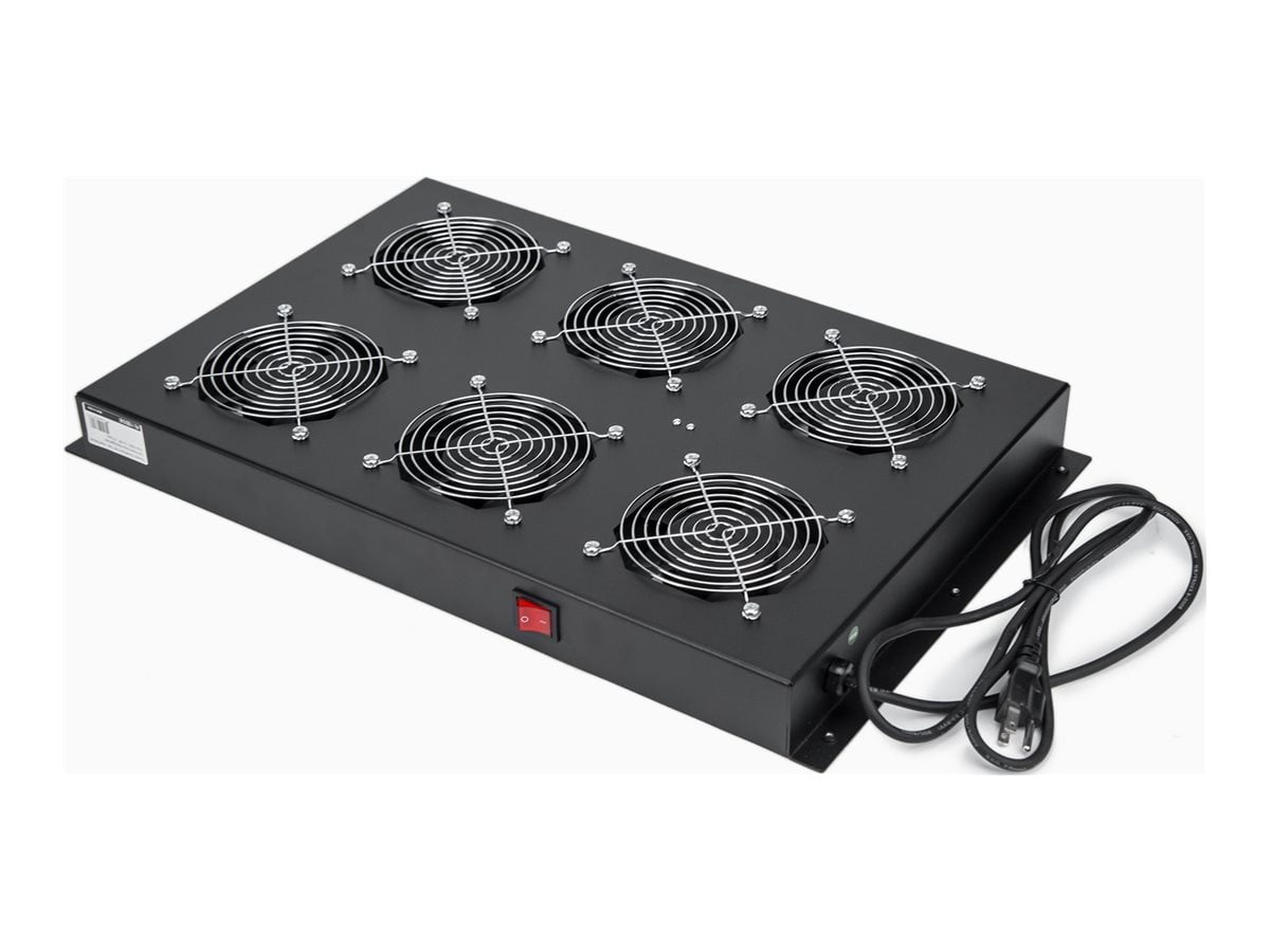 Rocstor SolidRack - Rack fan tray - 5-15P, 6 fans - roof mountable - AC ...