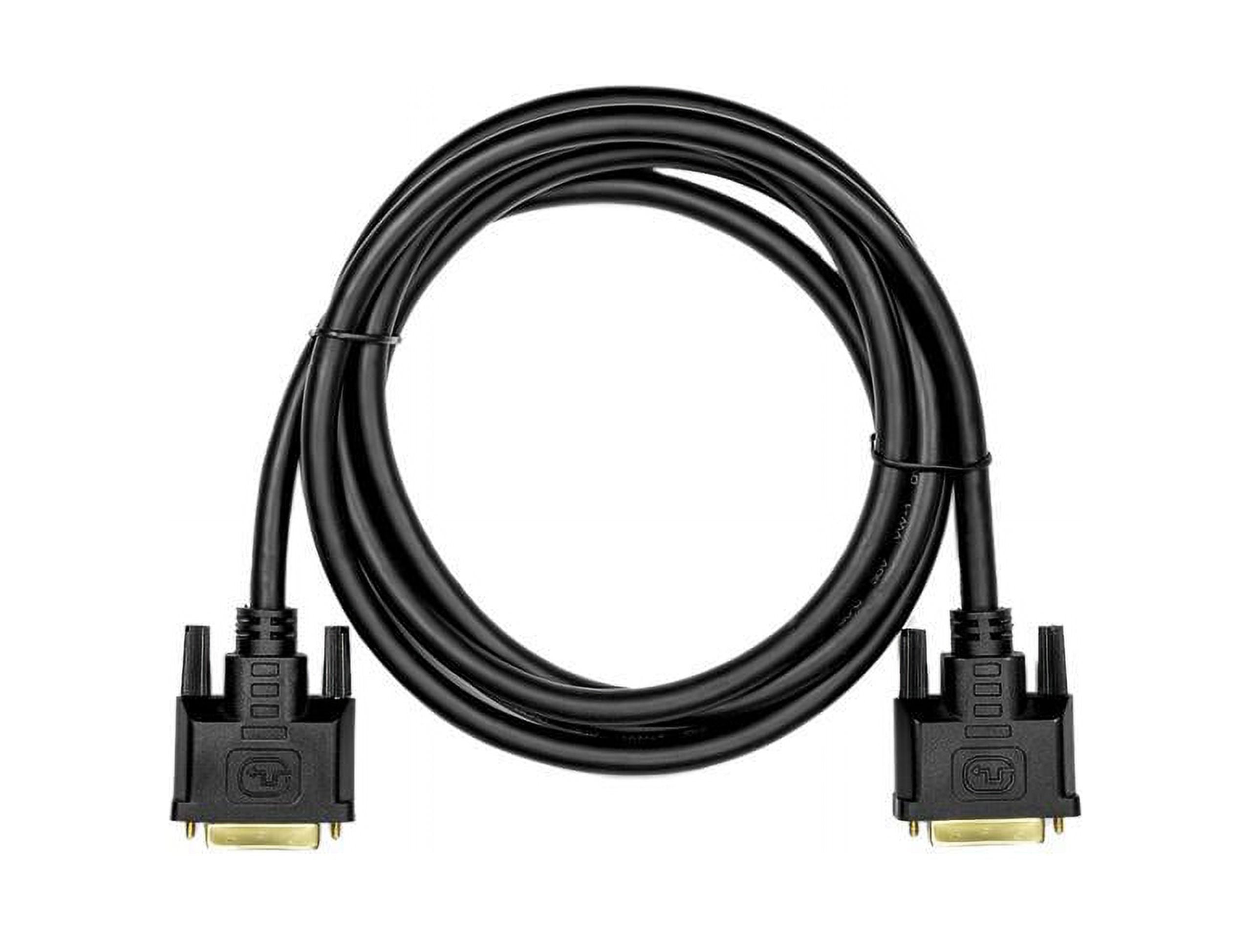 Rocstor Y10C109-B1 6Ft Dvi-D To Dvi-D M/M Cable Black - Walmart Business Supplies