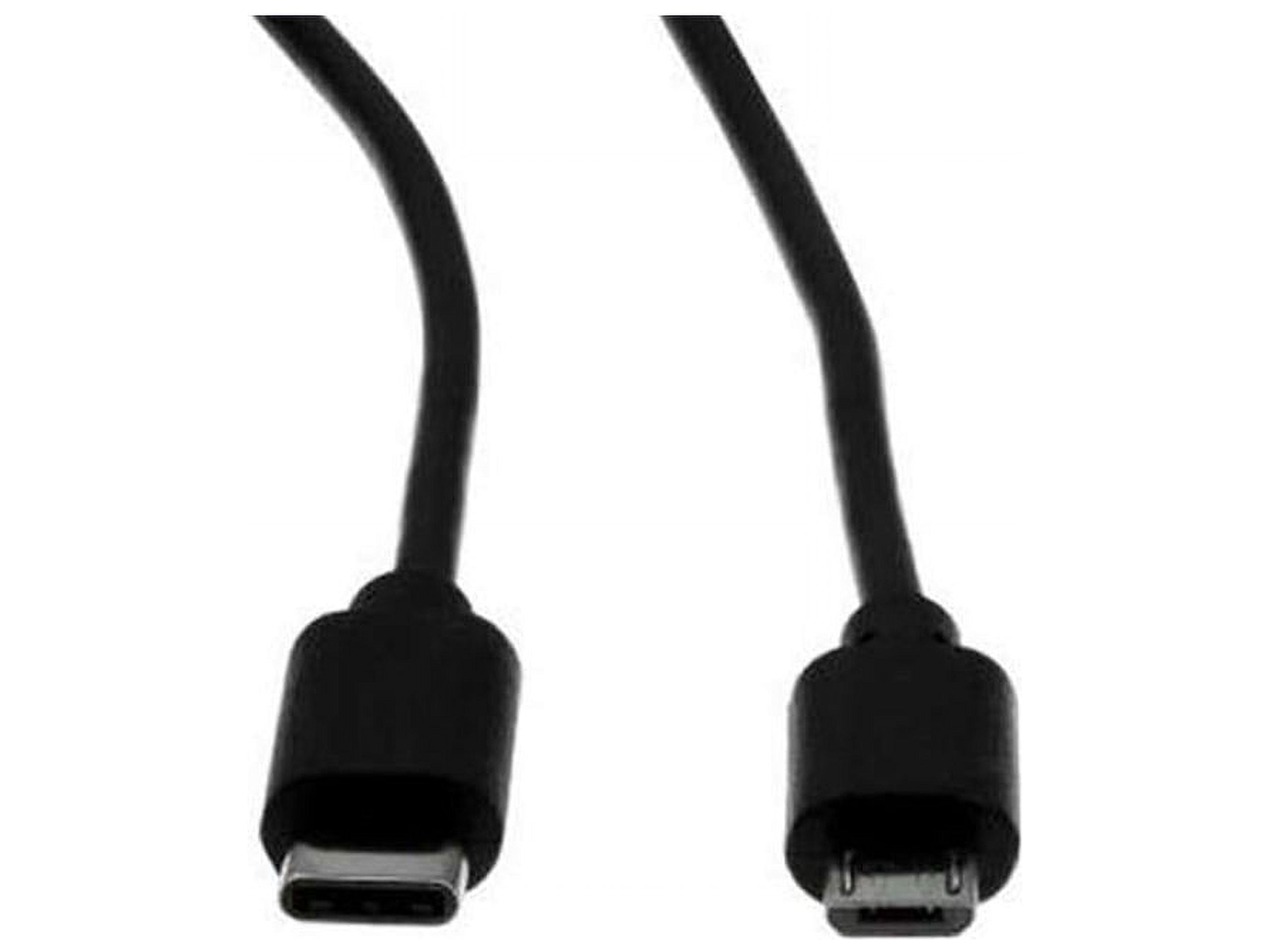 Rocstor Y10C140-B1 3ft Premier USB-C to Micro-B Cable - M/M - Black ...